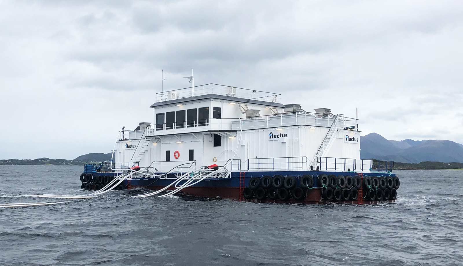 Feeding Barges for Fish farming - Sawicon AS